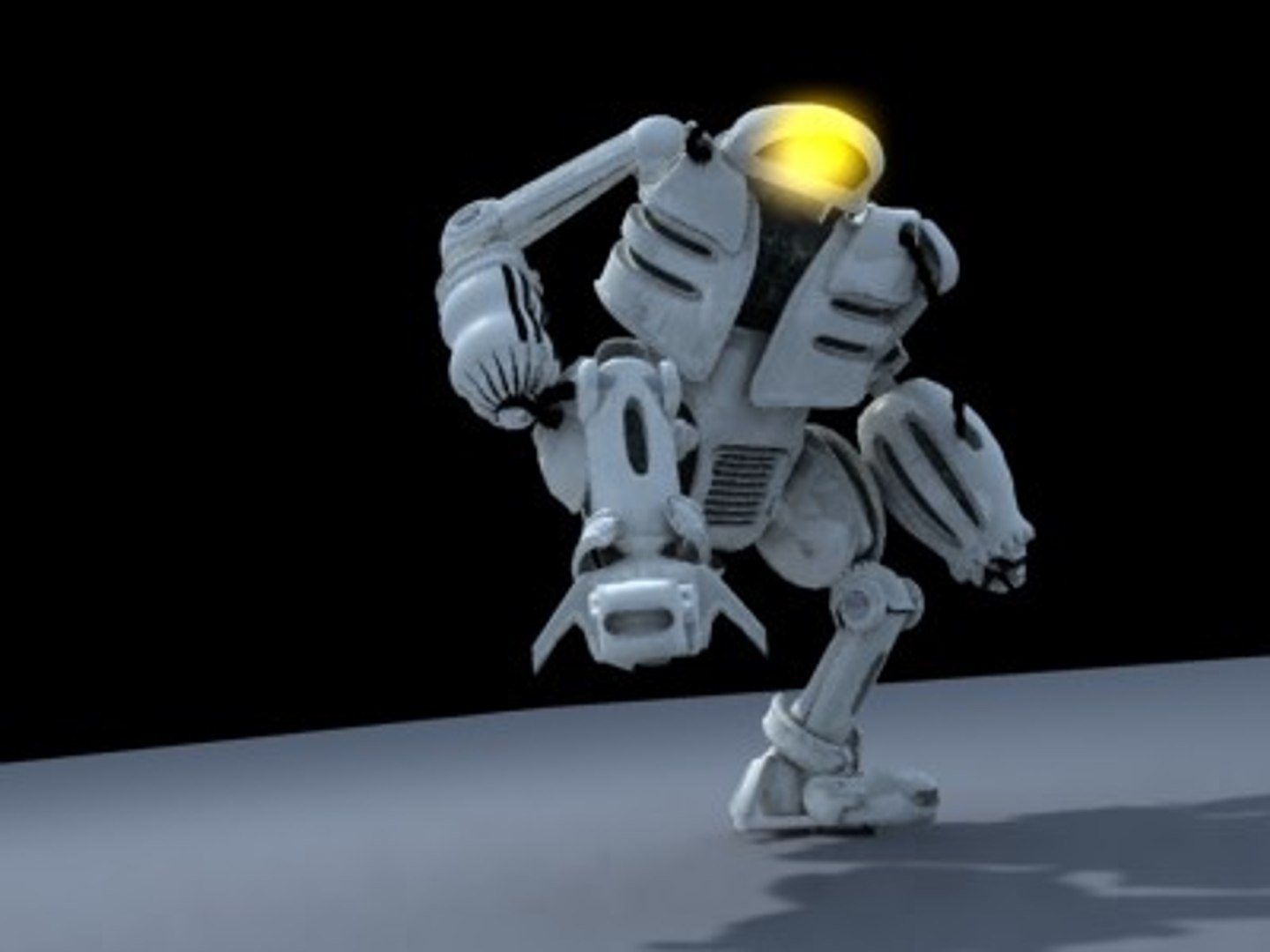 3d model rigged animatable biped