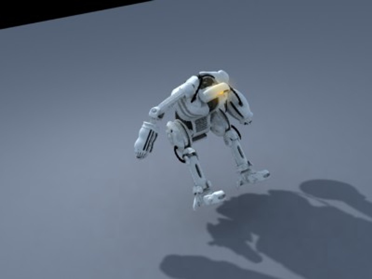3d model rigged animatable biped