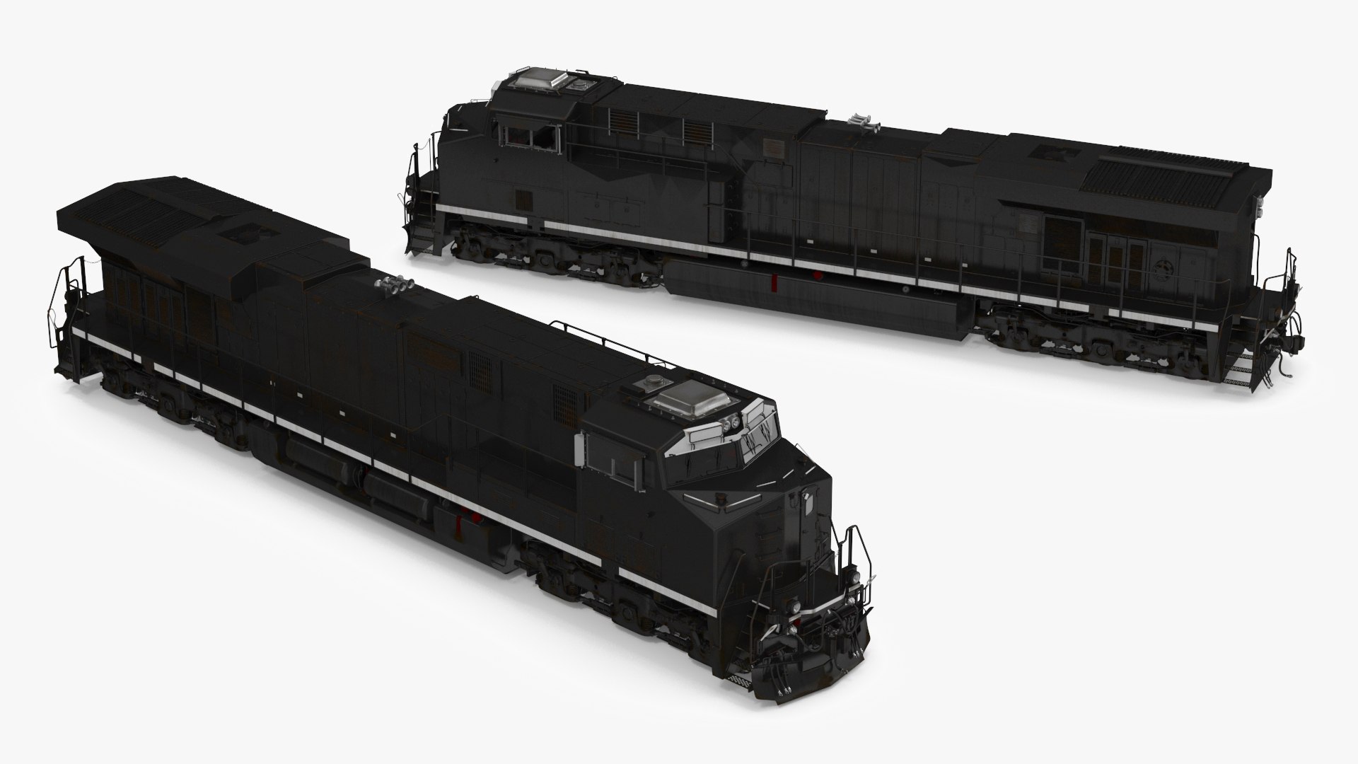 USA Diesel Locomotives 3D - TurboSquid 2208732