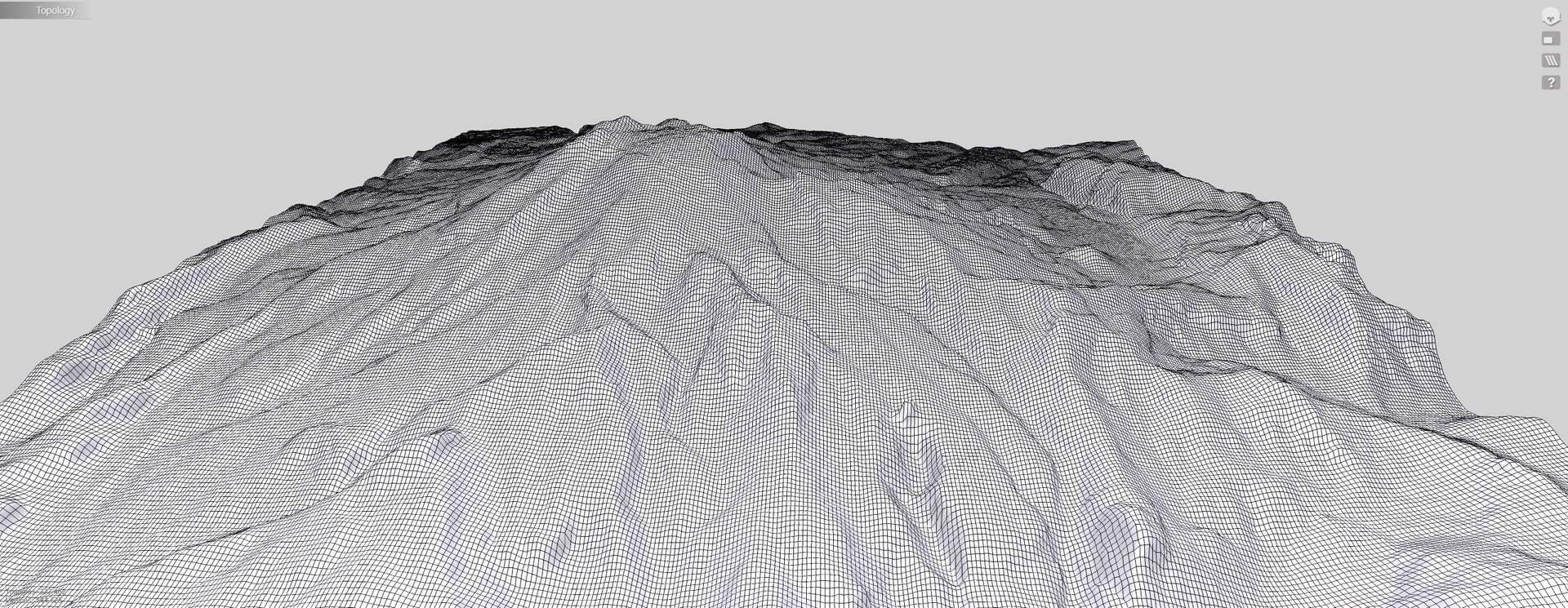 Mountan Landscape Volcano Calbuco Andes Mountains Chile Model ...