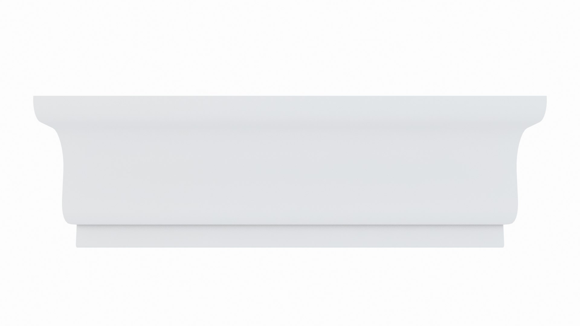 Cornice 98 Straight 3D Model - TurboSquid 2023387