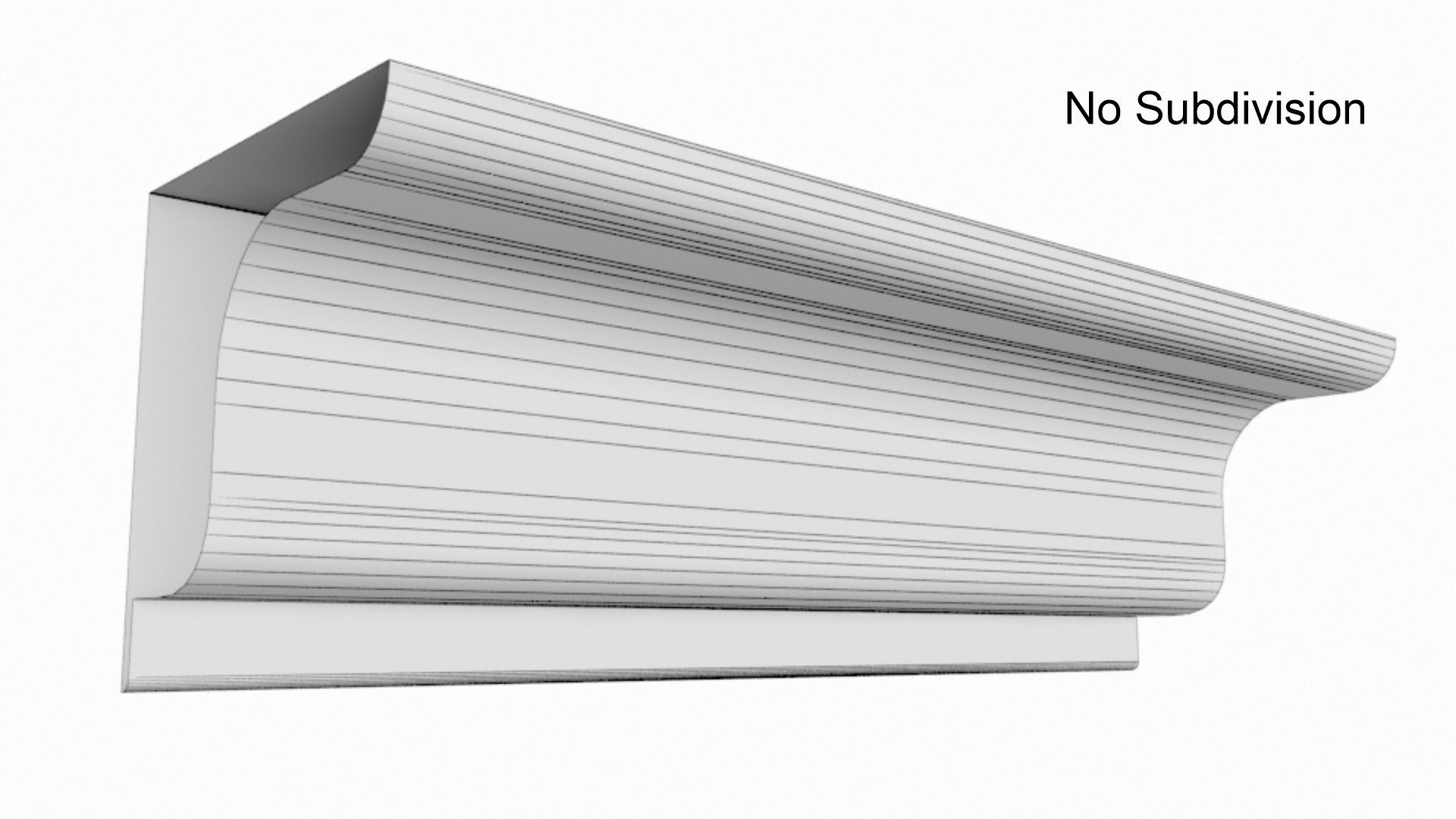 Cornice 98 Straight 3D Model - TurboSquid 2023387