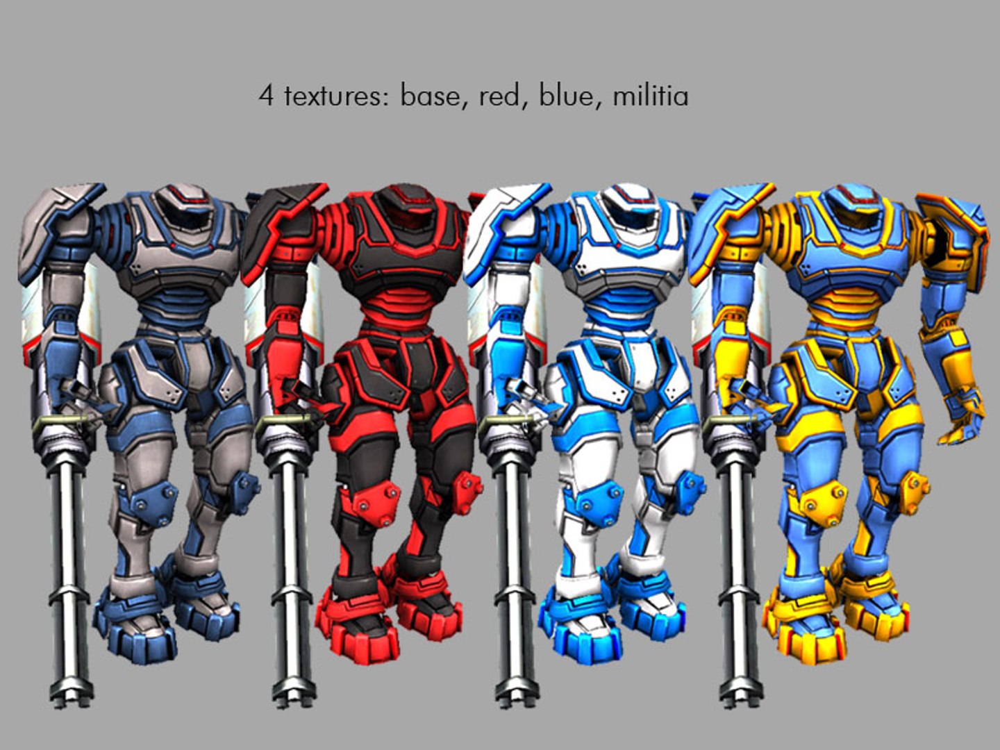 3d Model Pack Cyborg