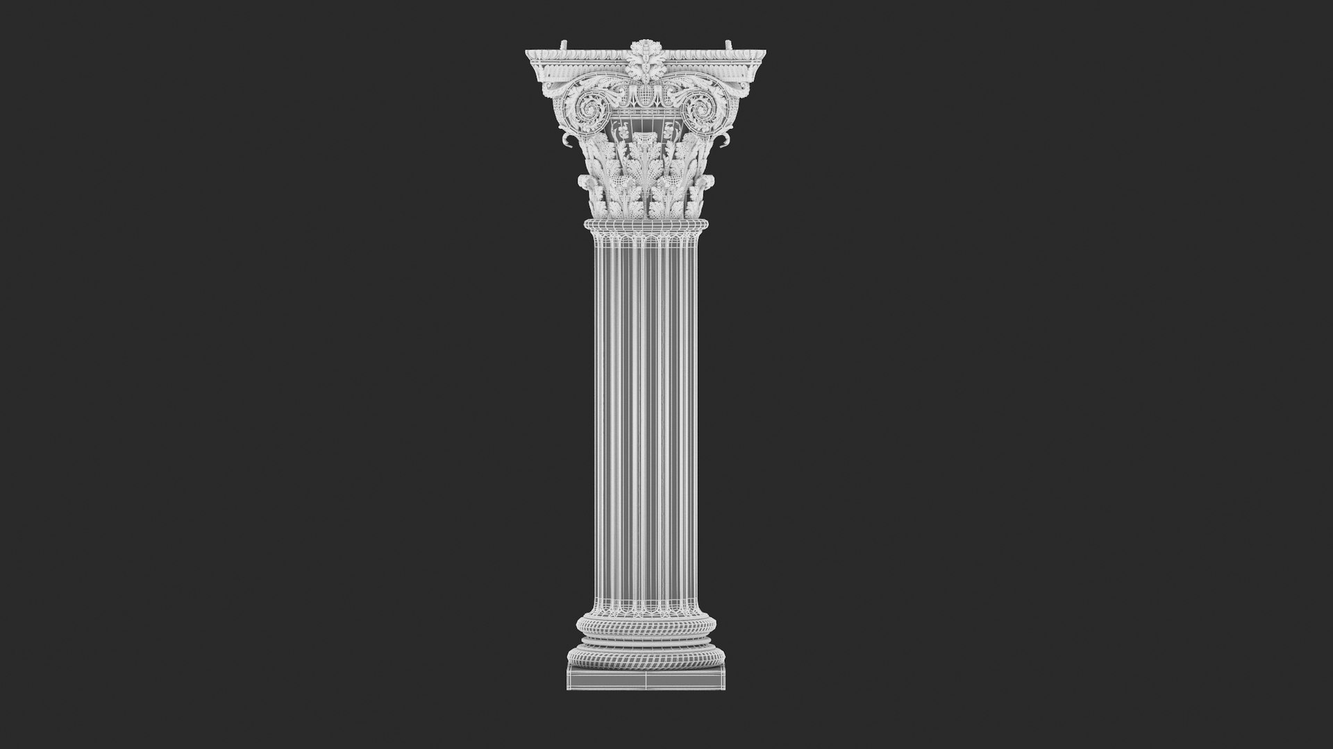 3D Composite Column 02 Model - TurboSquid 2032913