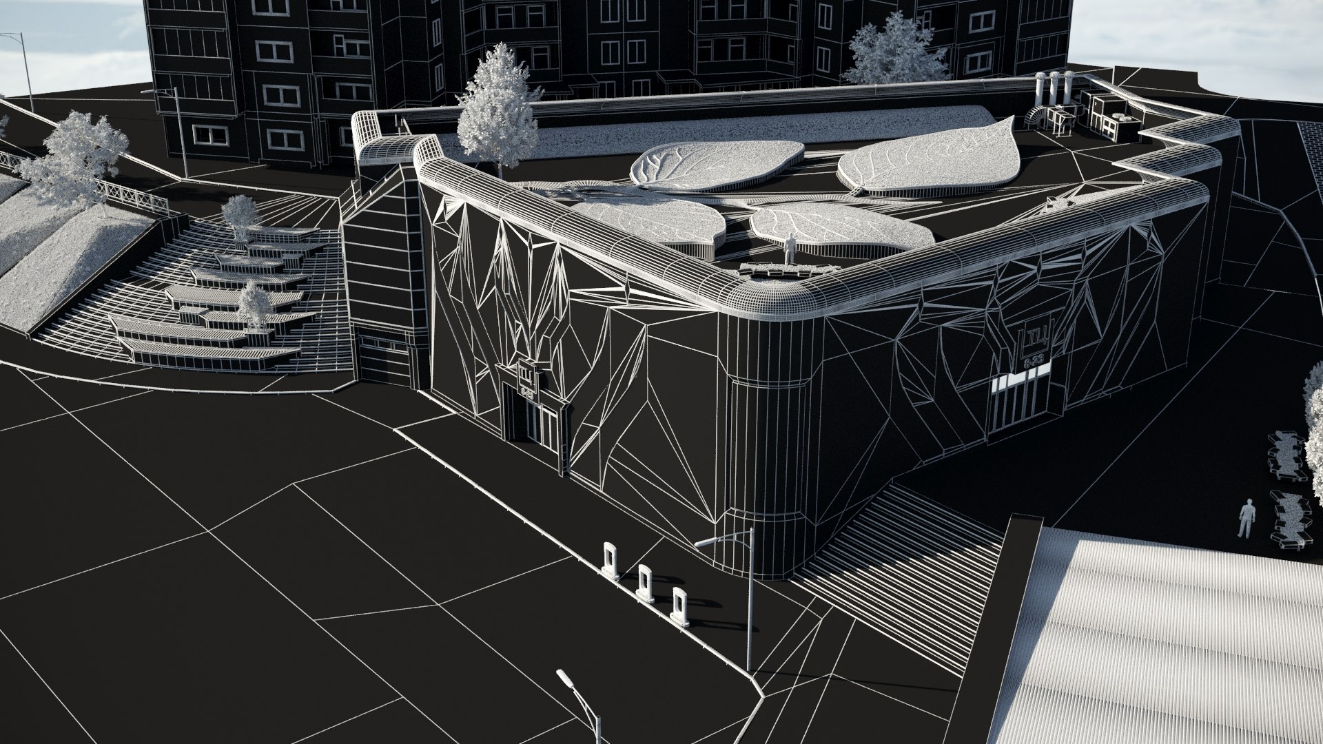 Commercial Building1 3D Model - TurboSquid 1752259