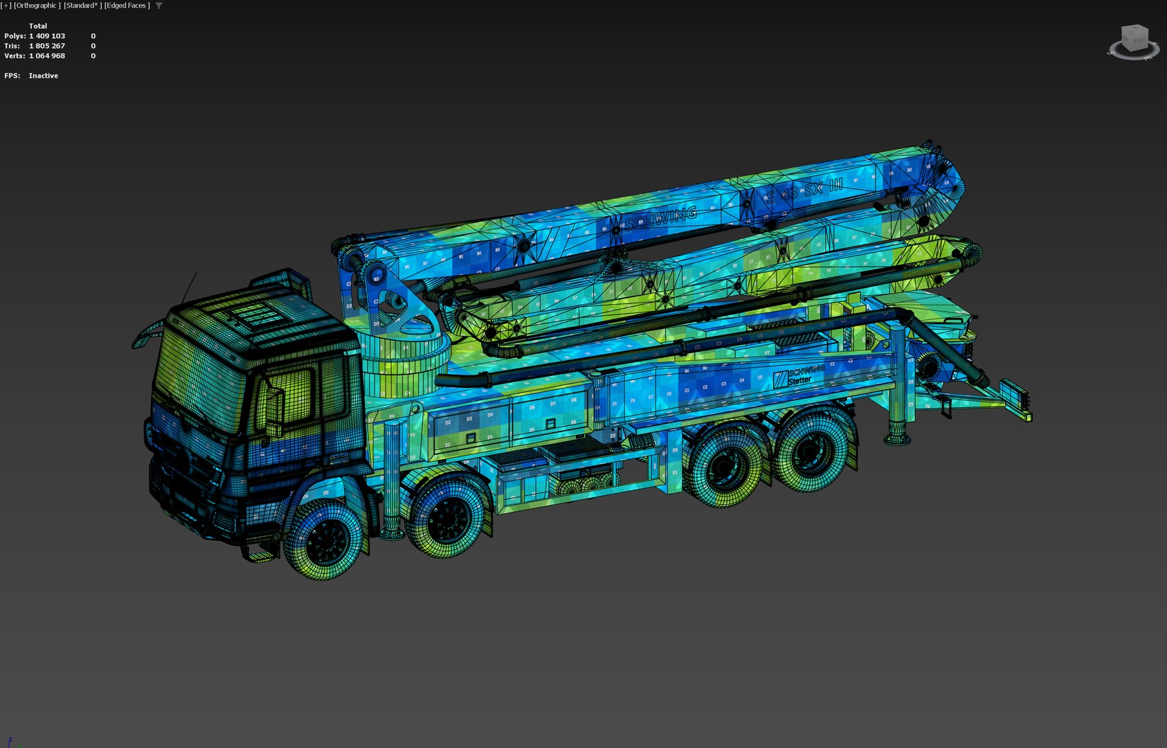 Schwing S 43 X 3D Model - TurboSquid 2183146