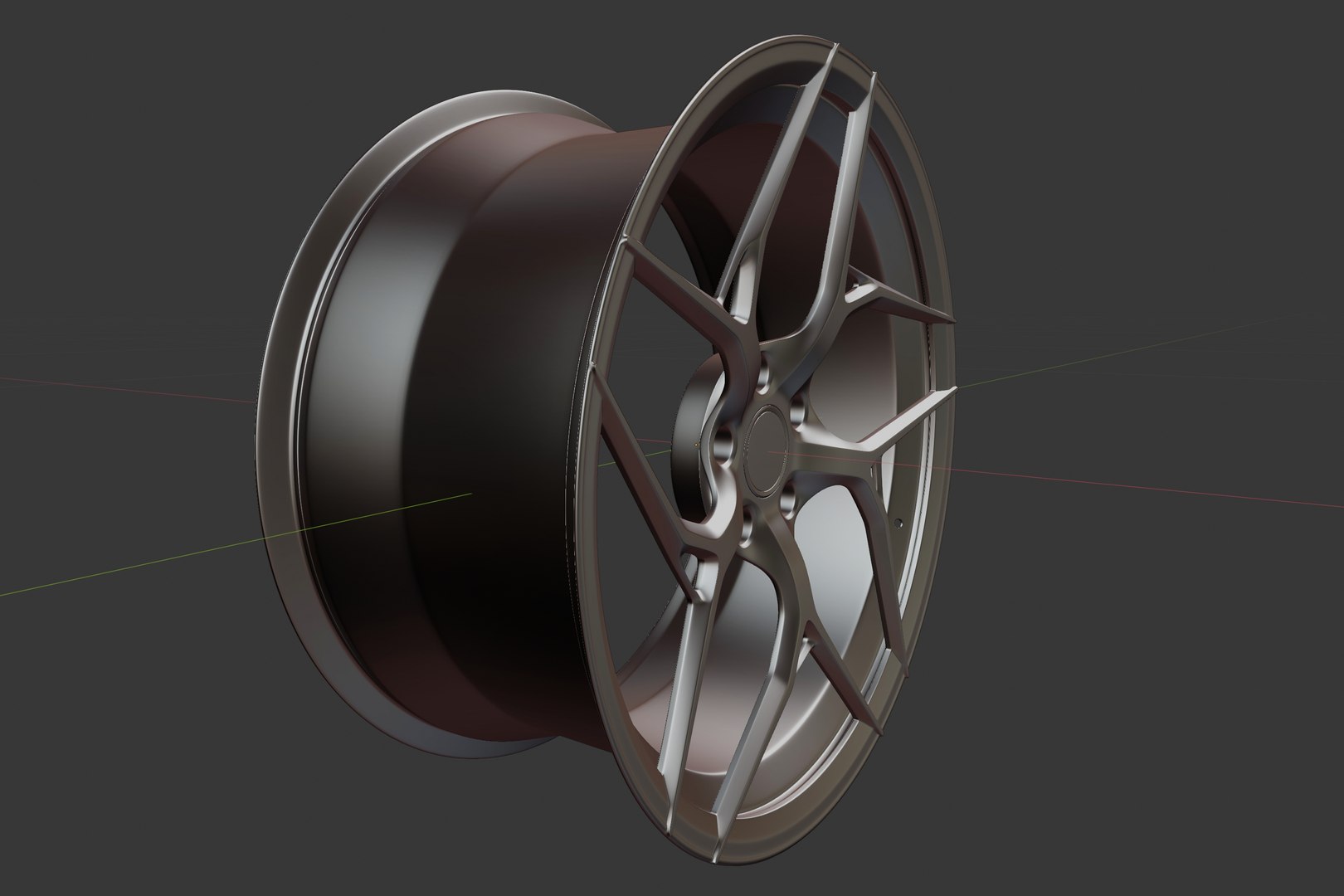 Brixton Forged PF5 ULTRASPORT PLUS Car wheel 3D model - TurboSquid 1759715