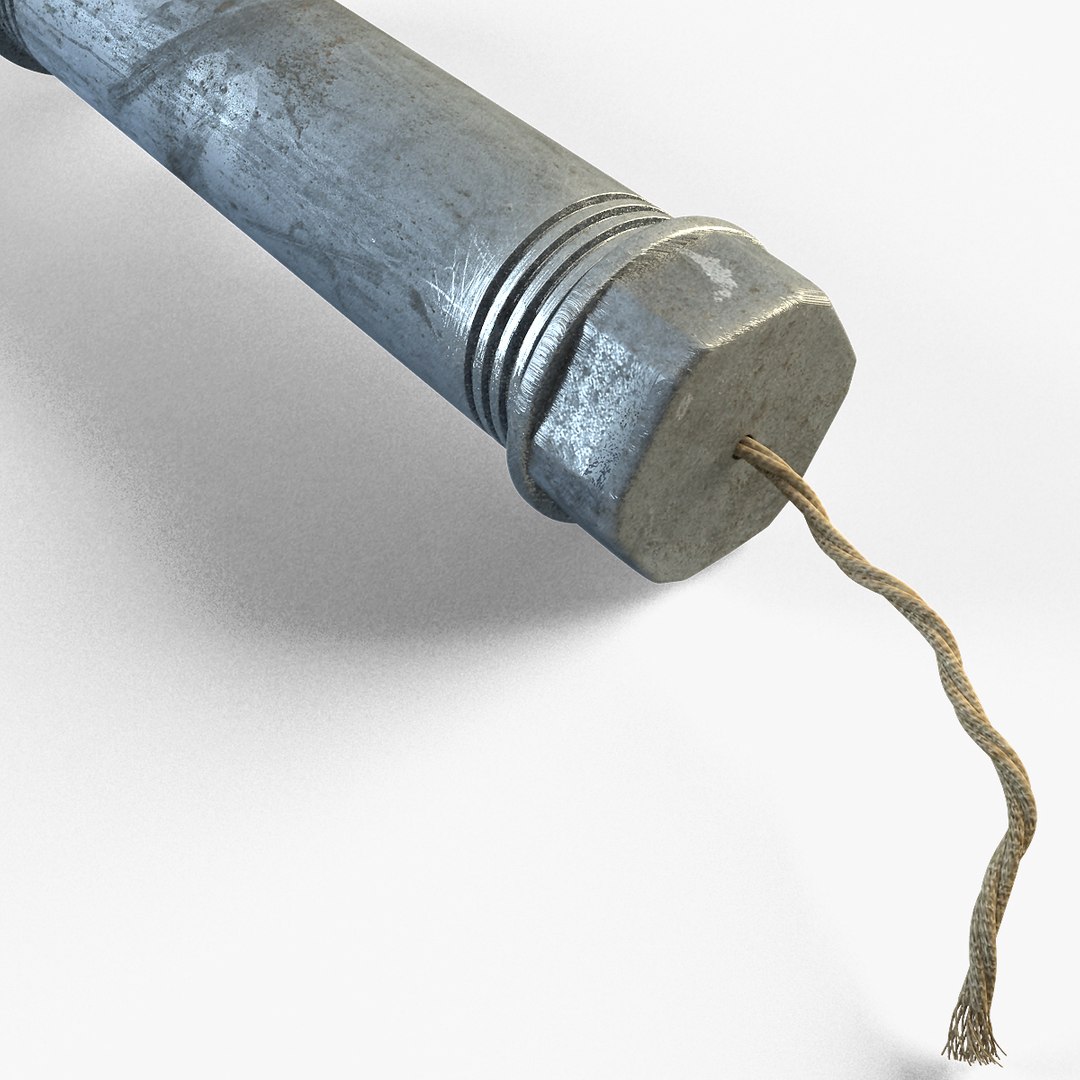 Pipe Bomb 3d Model