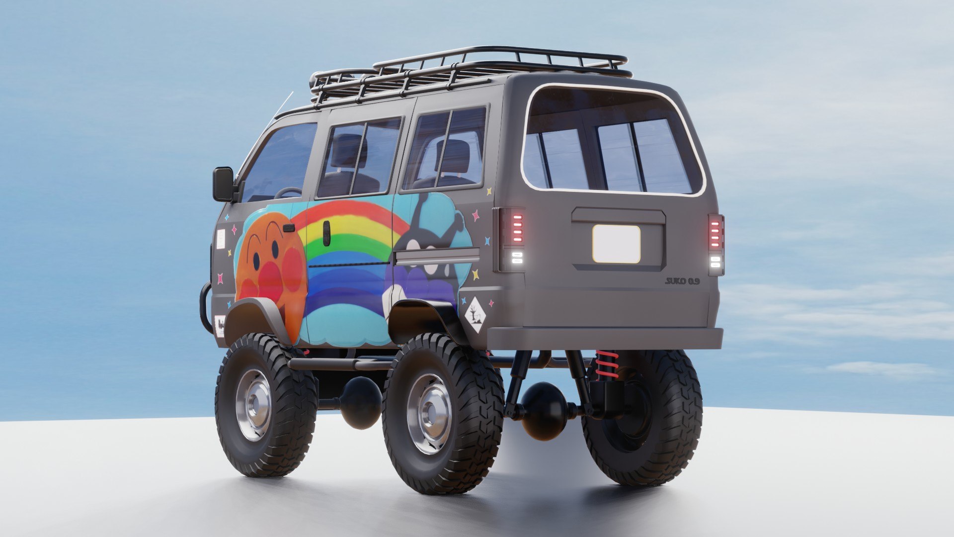 Suzuki Carry Minivan Concept Model - TurboSquid 1833043