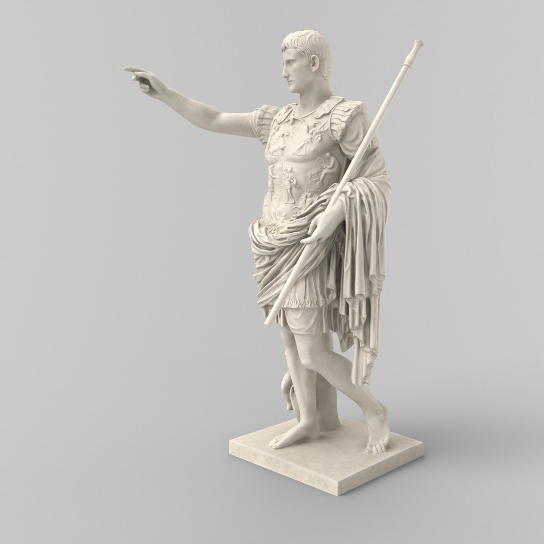 3D Marble Caesar Augustus 3d Model - TurboSquid 1847773