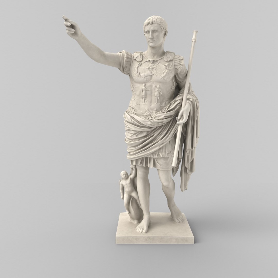 3D Marble Caesar Augustus 3d Model - TurboSquid 1847773