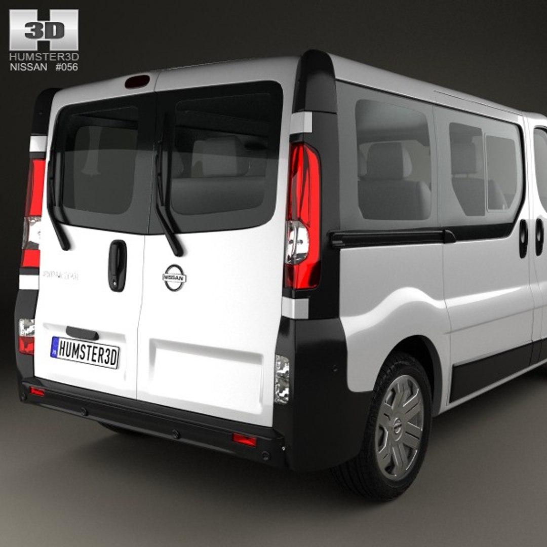 Nissan Primastar Passenger 3d Model
