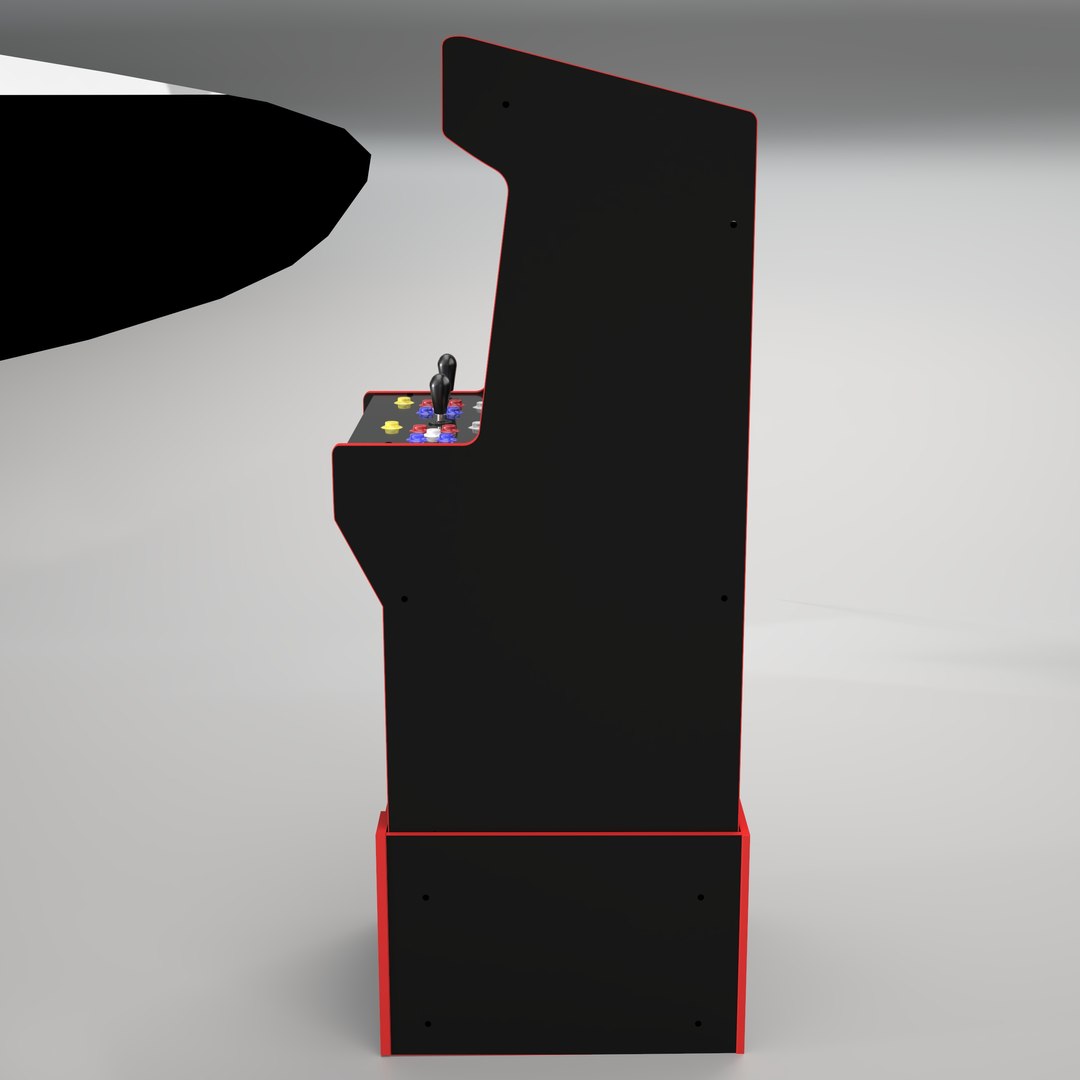 Arcade 1up Cabinet With Riser No Maps 3D Model - TurboSquid 2246434