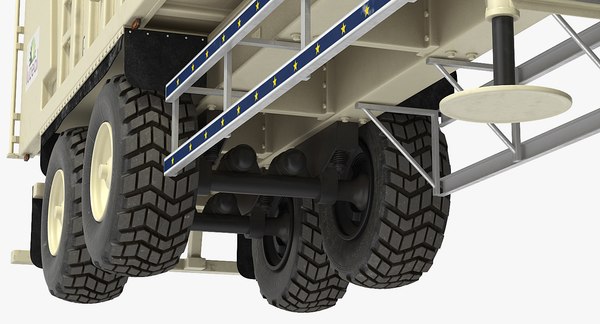 Harvester trailer clean 3D model - TurboSquid 1330697