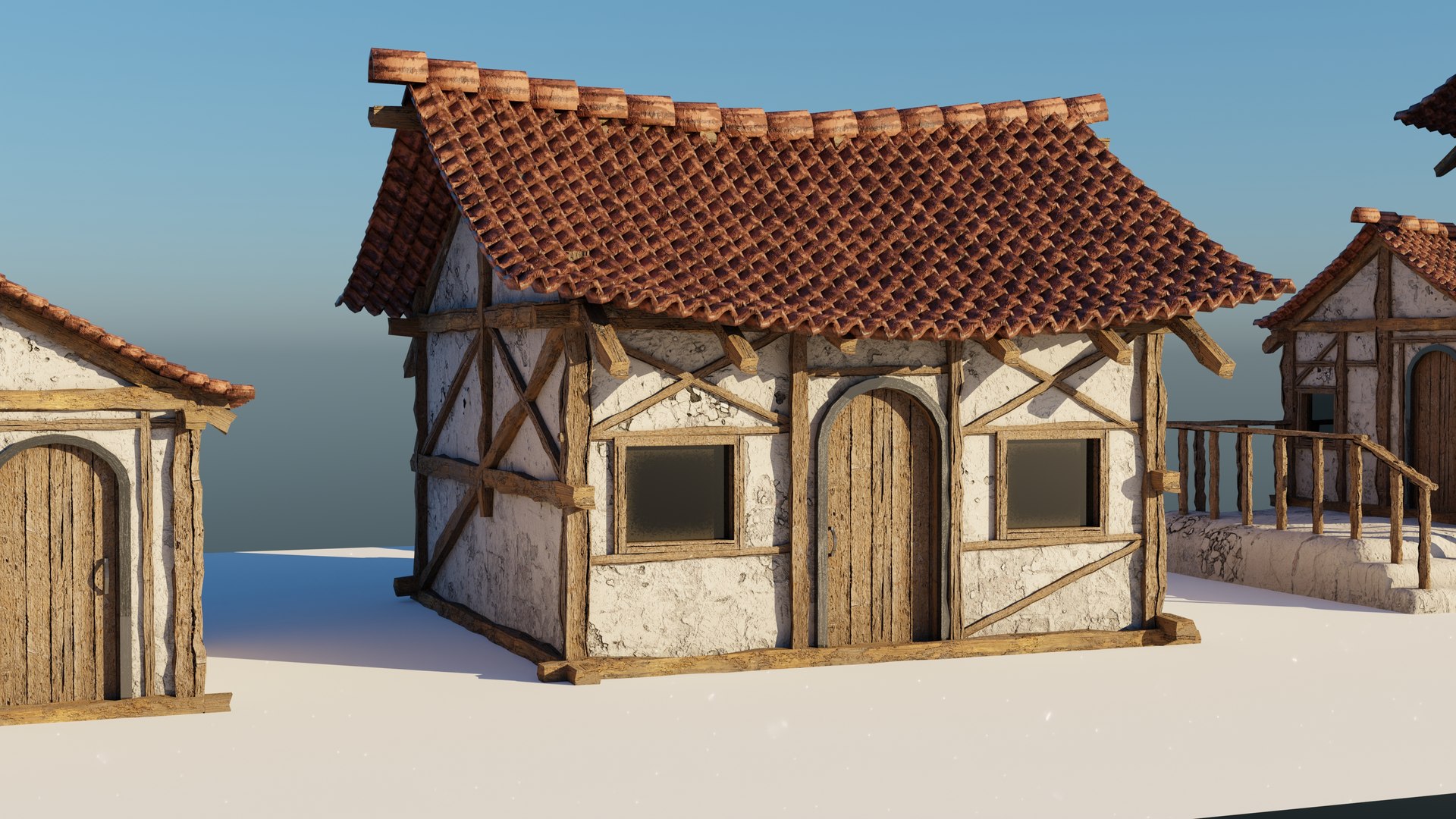 3D Japanese Houses - TurboSquid 1965818