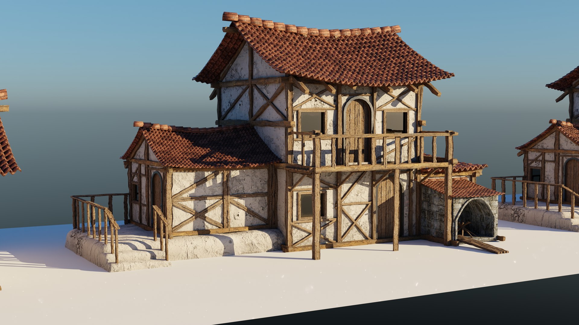 3D Japanese Houses - TurboSquid 1965818