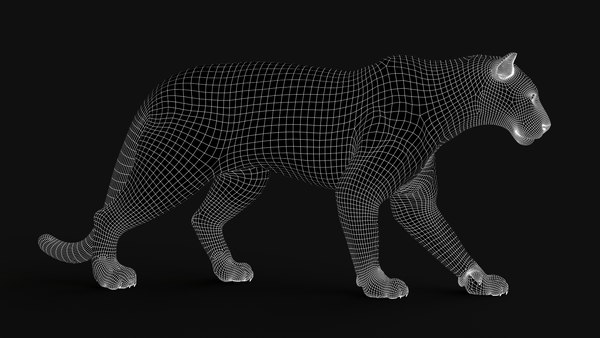 modelo 3d PANTERA NEGRA ANIMADA XGEN-CORE - TurboSquid 2075244