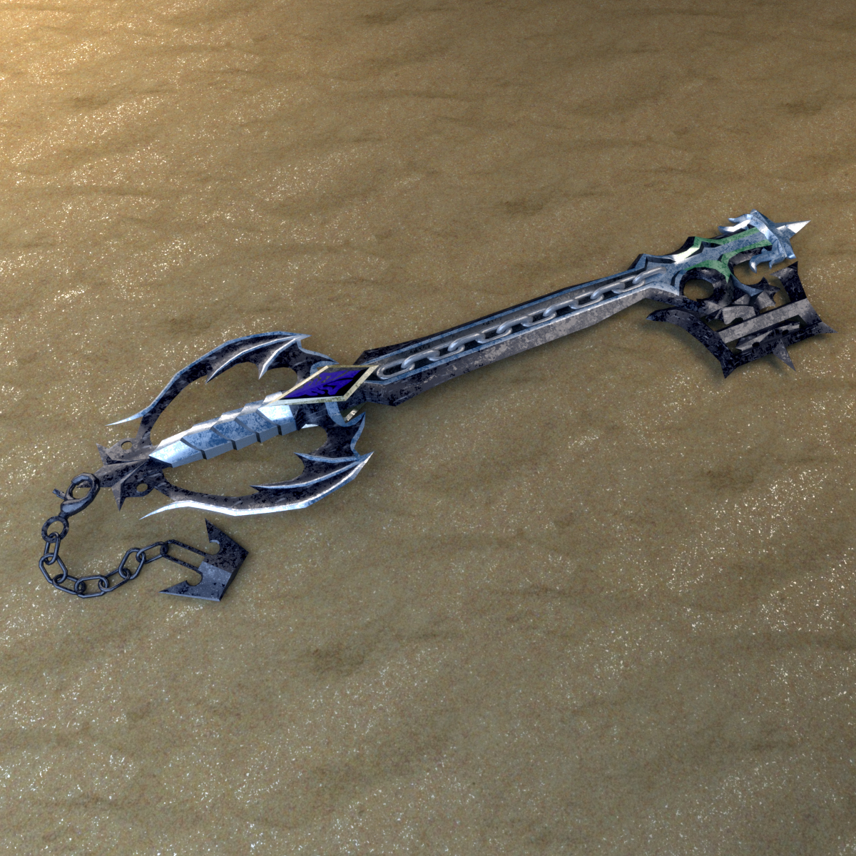 3D oblivion keyblade model - TurboSquid 1204927