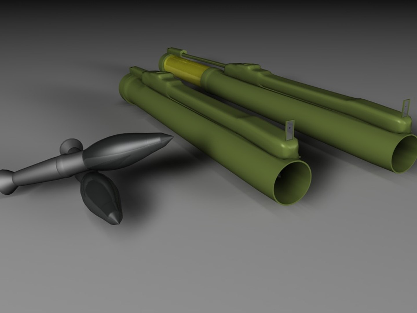 Law Rocket Light Weapon 3d Model