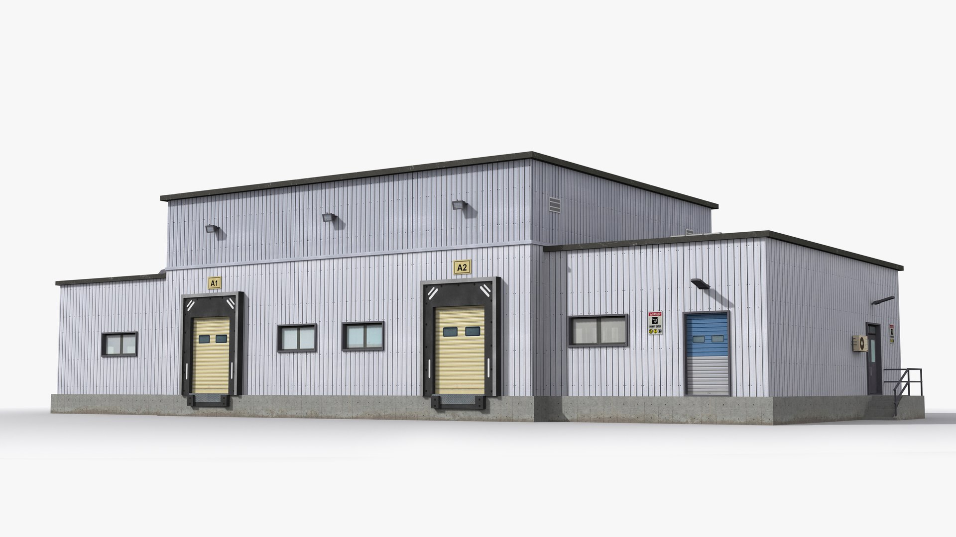 Factory X17 3D Model - TurboSquid 2082113