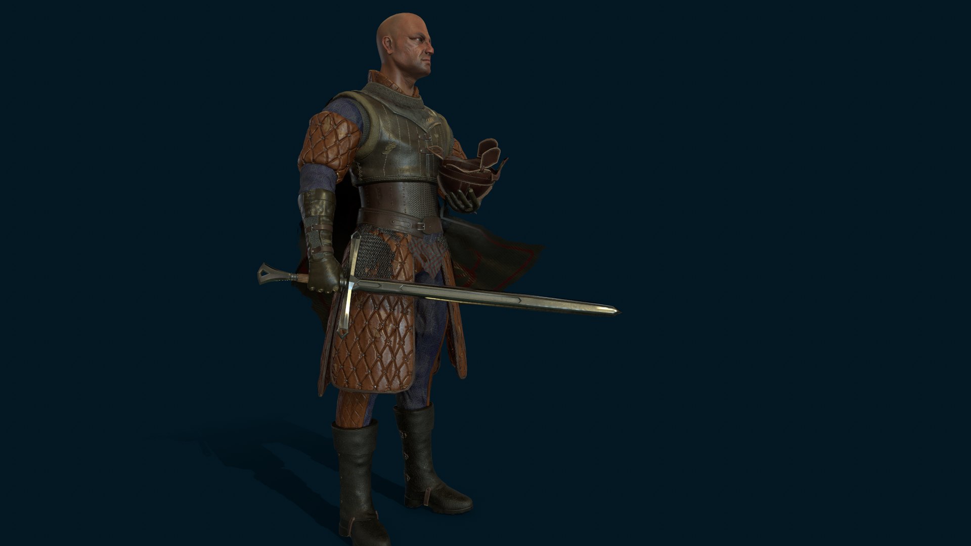 3D Model Medieval Knight - TurboSquid 1984494