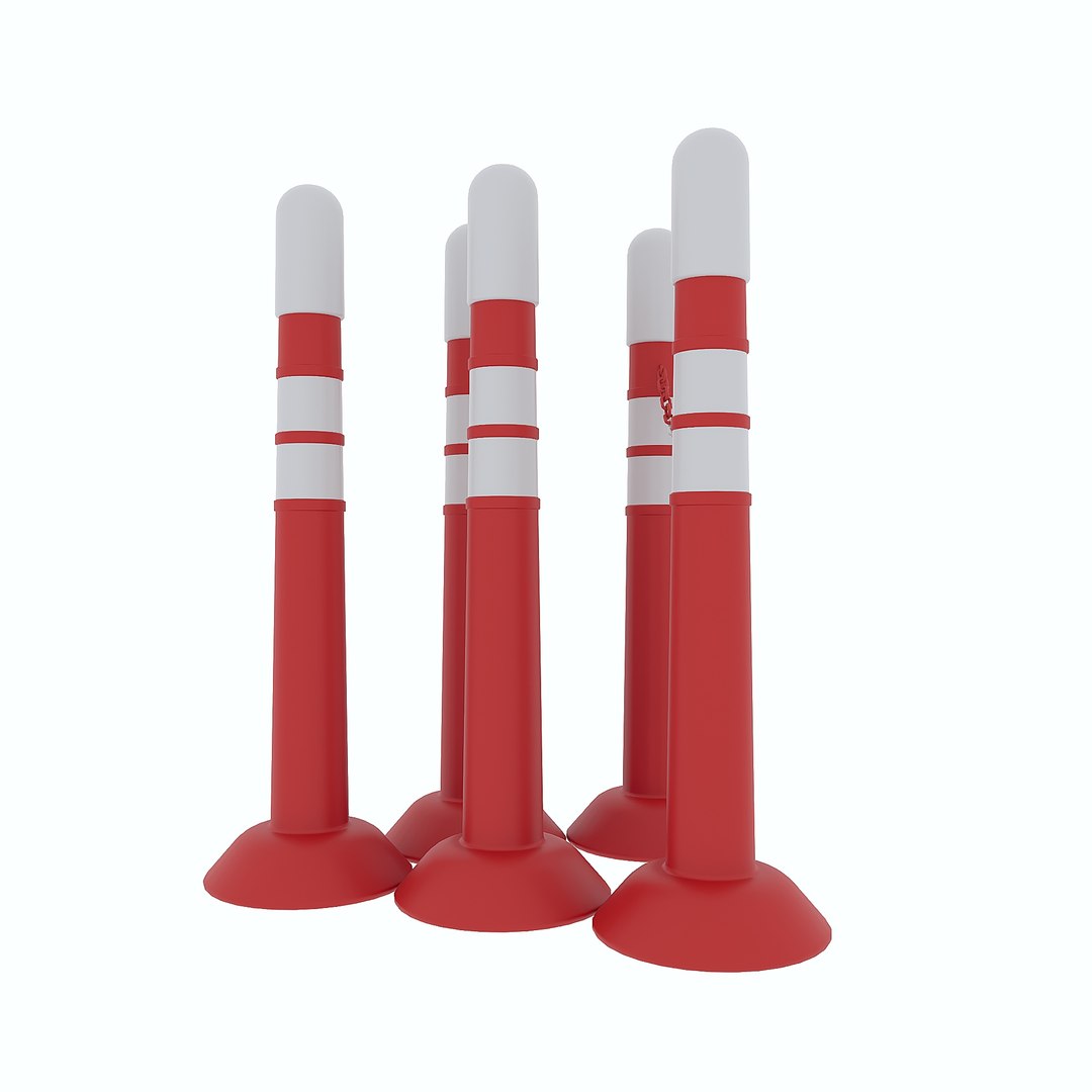 Road Post Low-poly 3D Model 3D - TurboSquid 1899754