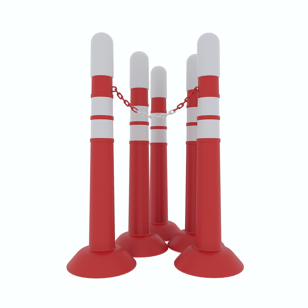 Road Post Low-poly 3D Model 3D - TurboSquid 1899754