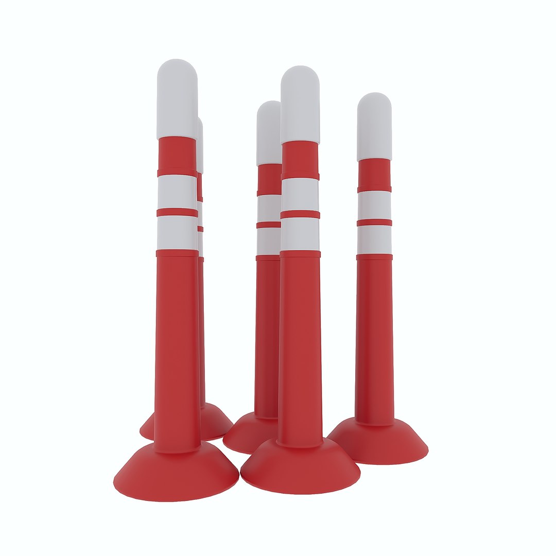 Road Post Low-poly 3D Model 3D - TurboSquid 1899754