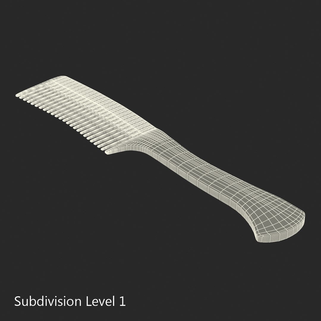 3d comb modeled model
