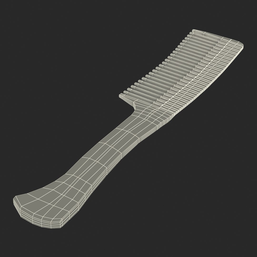 3d comb modeled model