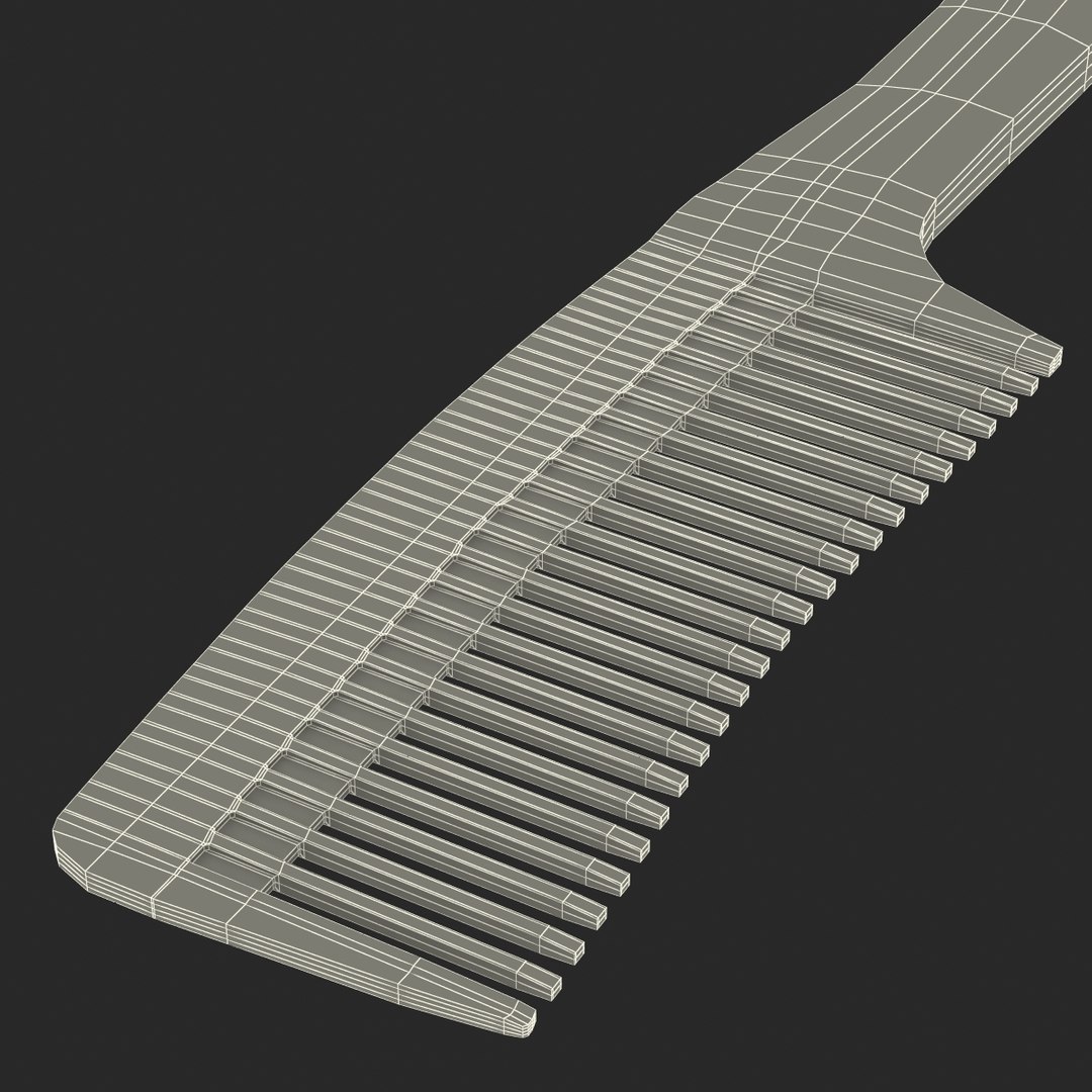 3d comb modeled model