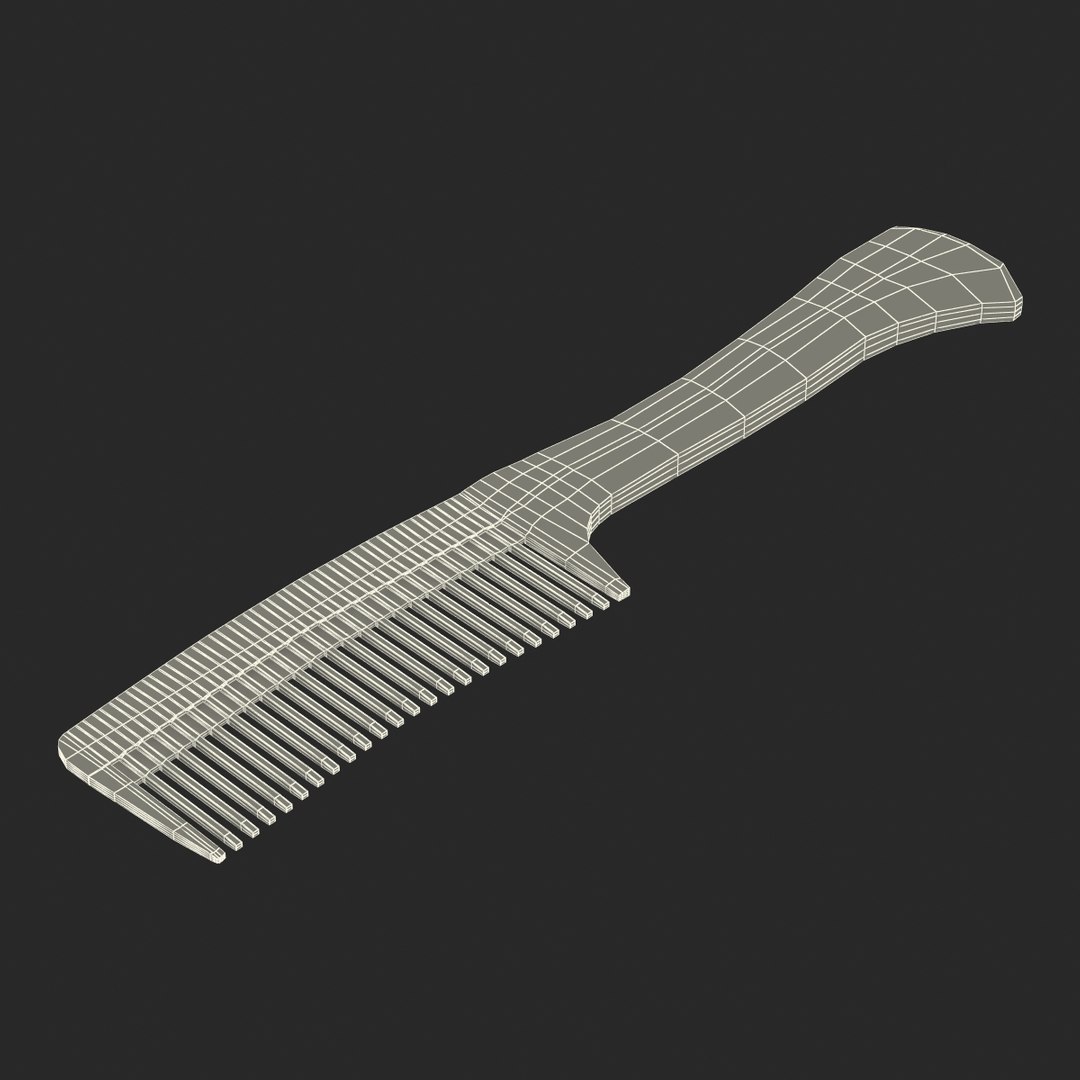 3d comb modeled model