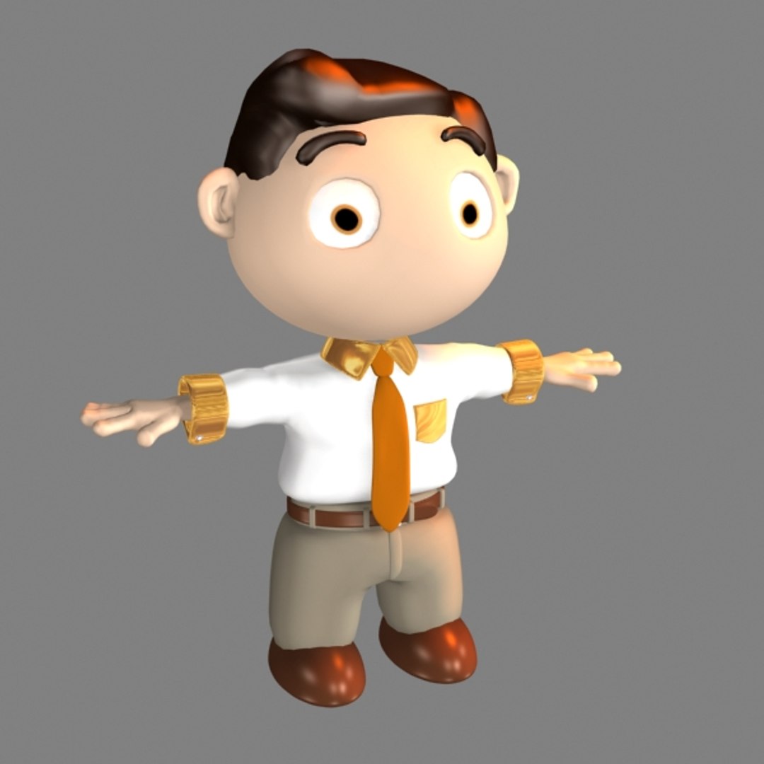 homuncule cartoon likability 3d max