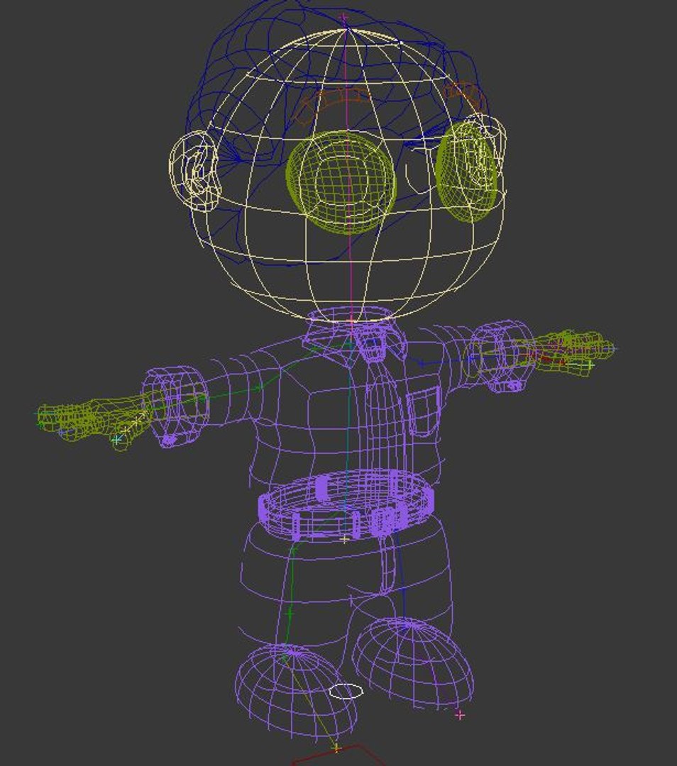 homuncule cartoon likability 3d max