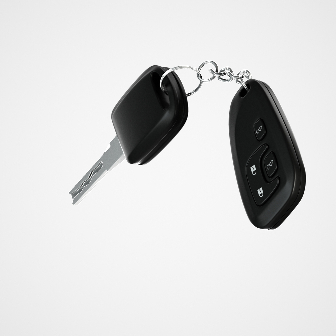 car keys 3d model