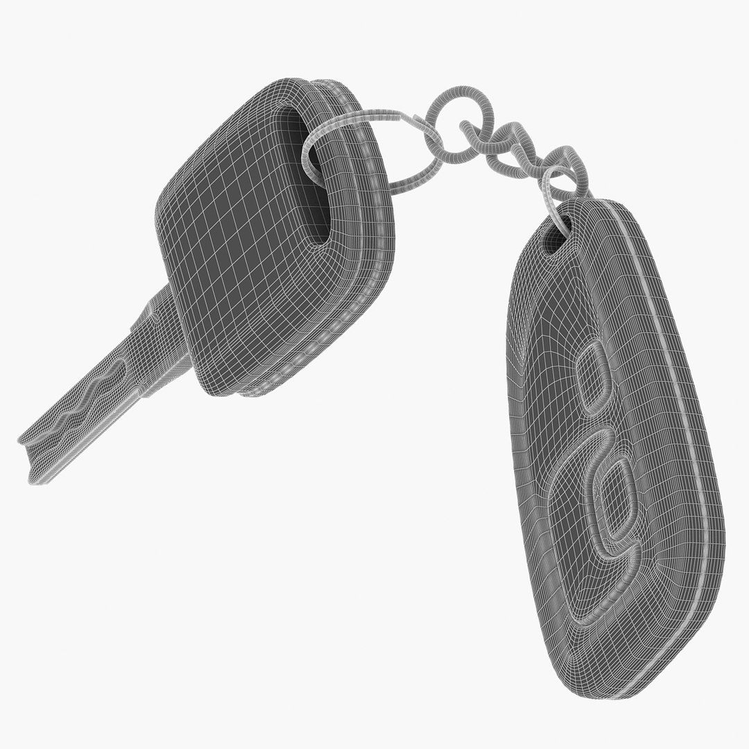 car keys 3d model