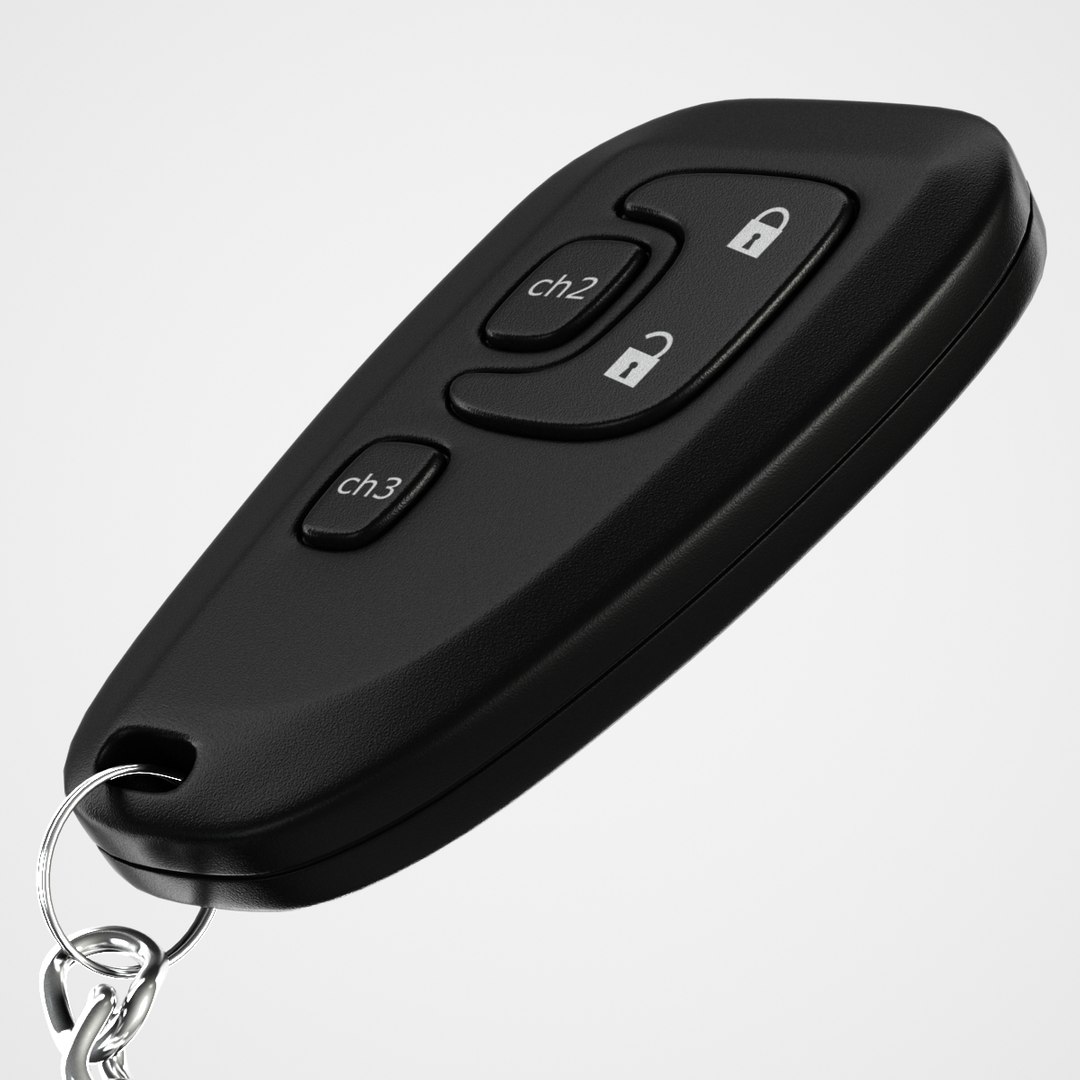 car keys 3d model