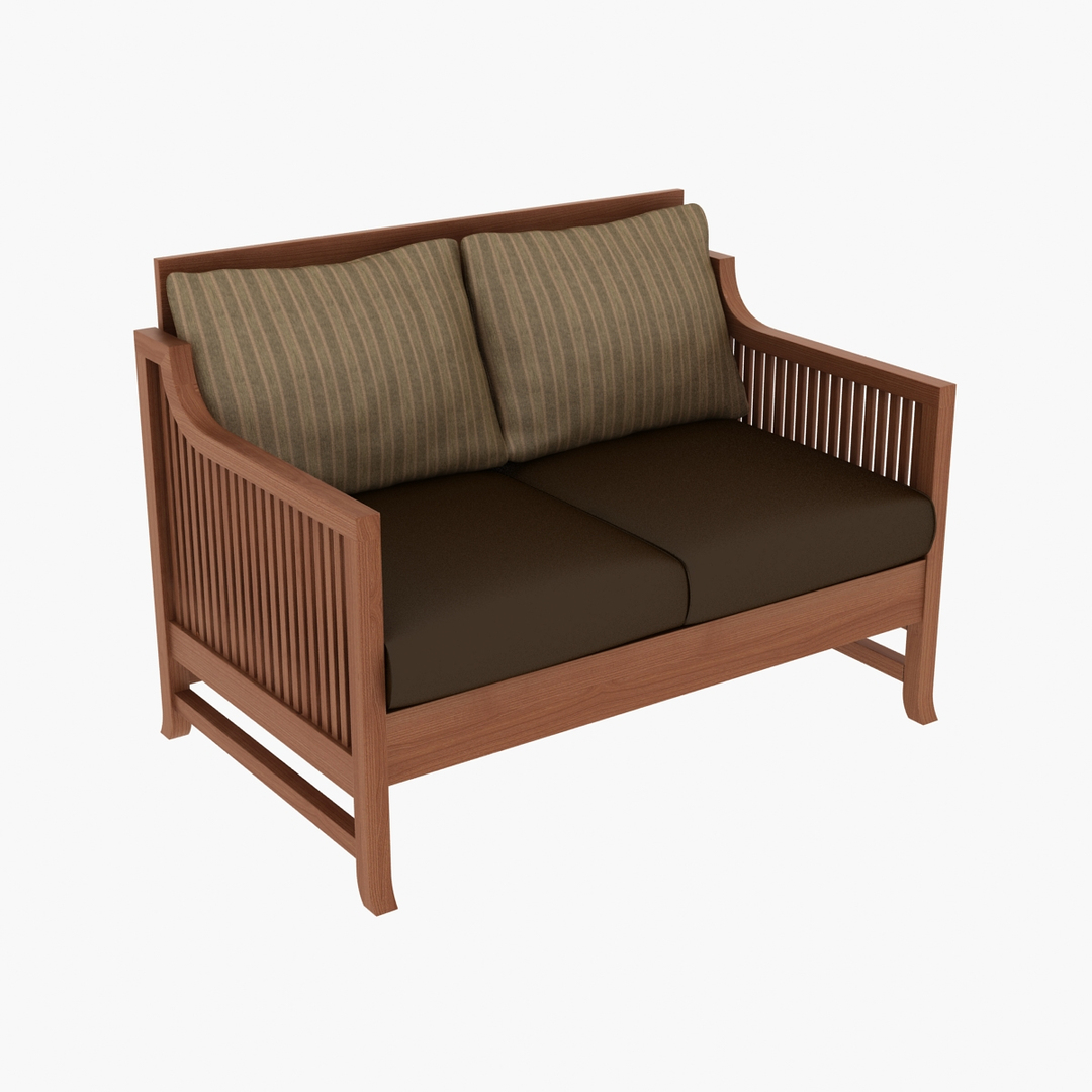 3d Design Oak Park Chair Model