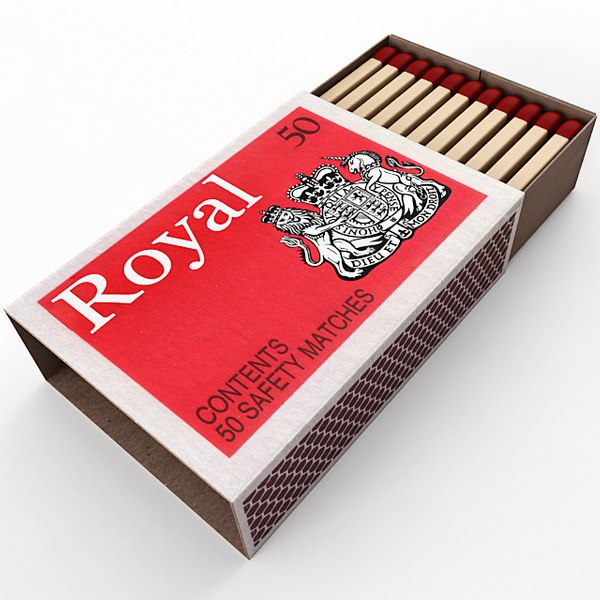 3D matchbox matches - TurboSquid 1300352
