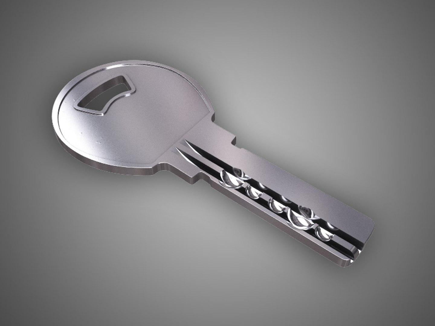 key materials 3d model