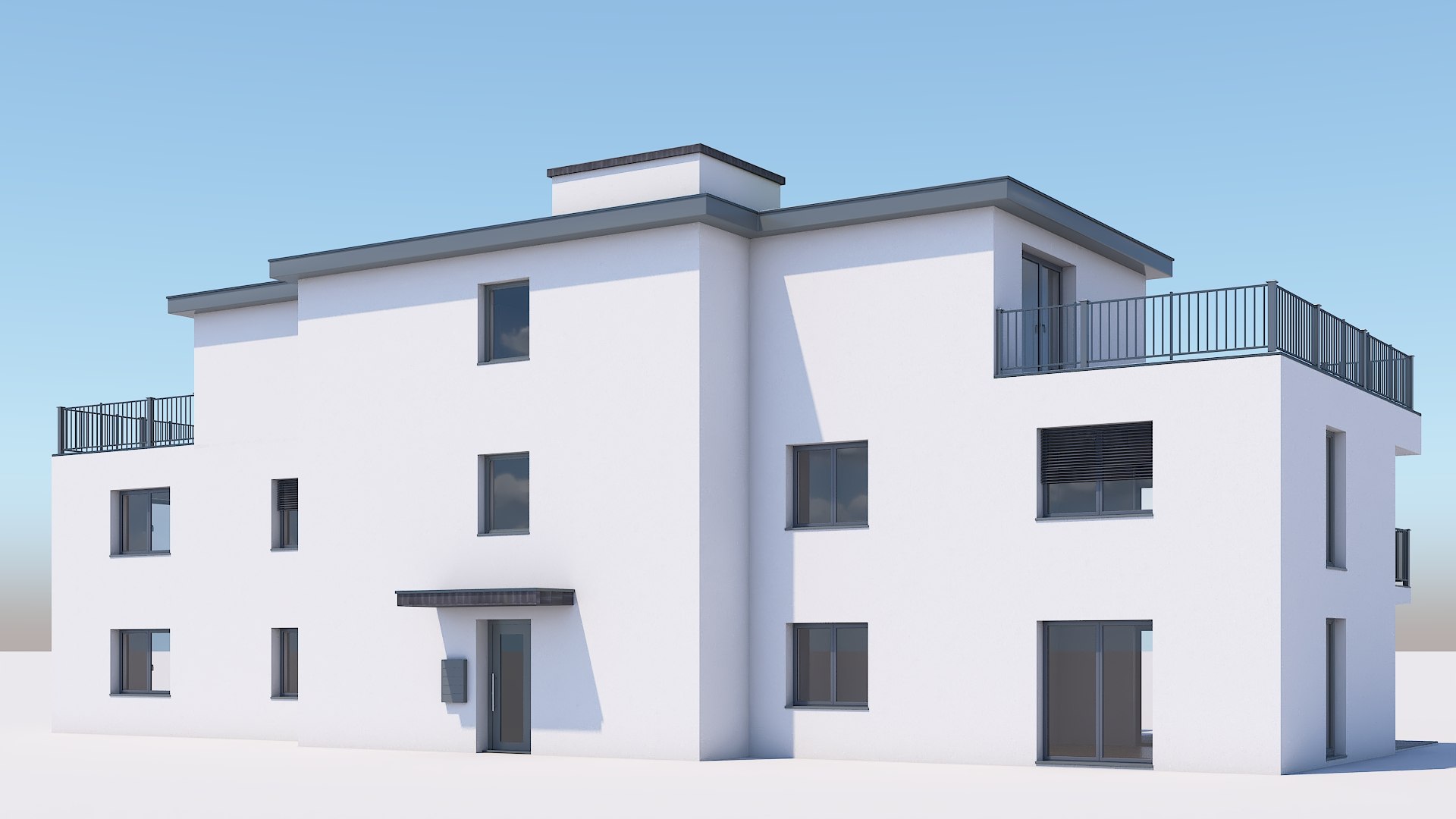 Apartment House 64 3D - TurboSquid 2186457