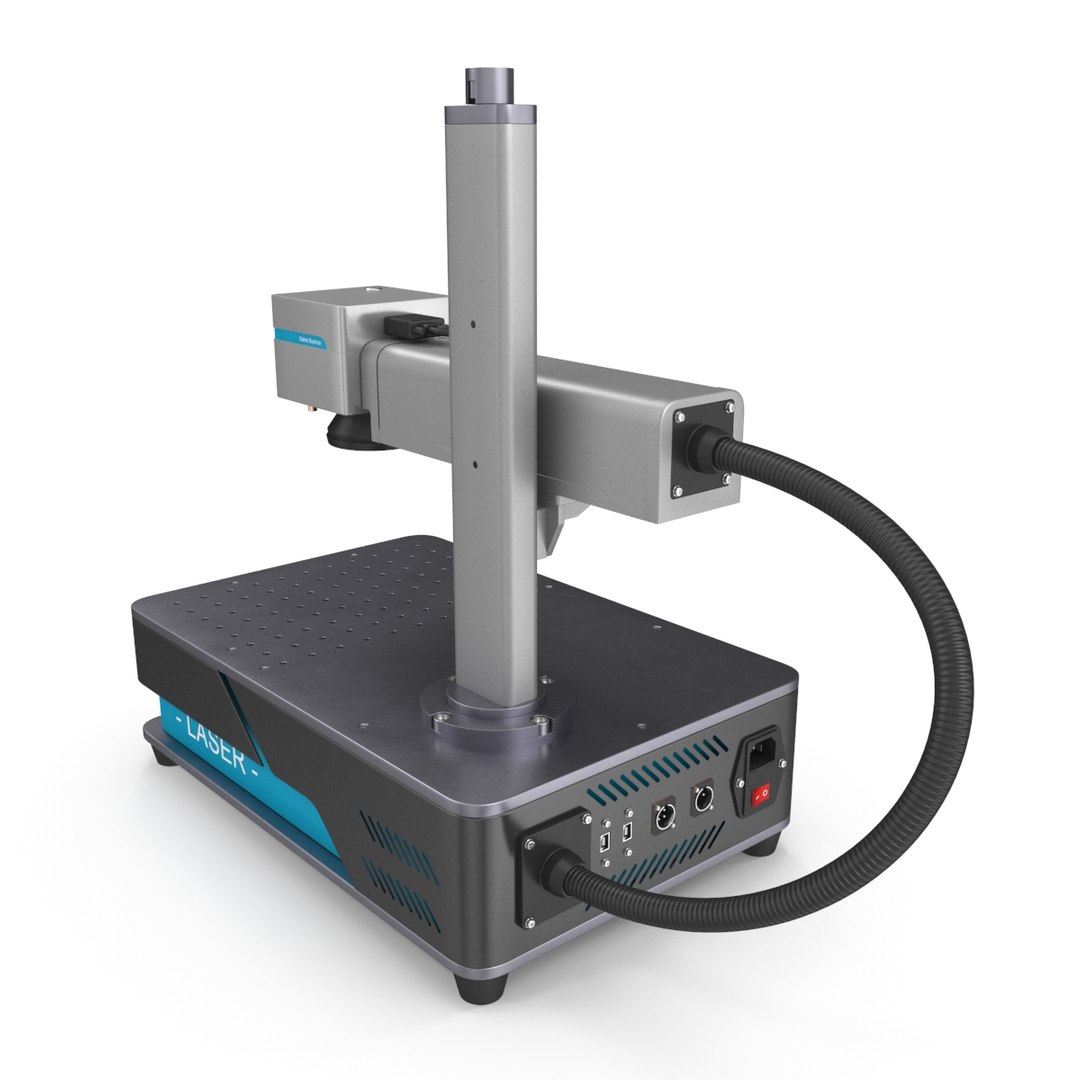 Laser Marking Machine PBR Model - TurboSquid 2237298