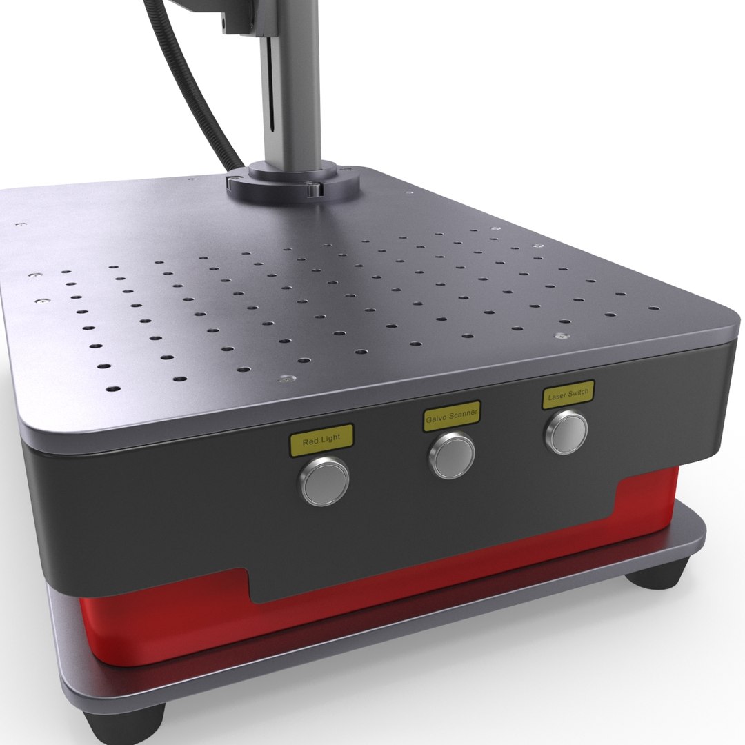 Laser Marking Machine PBR Model - TurboSquid 2237298