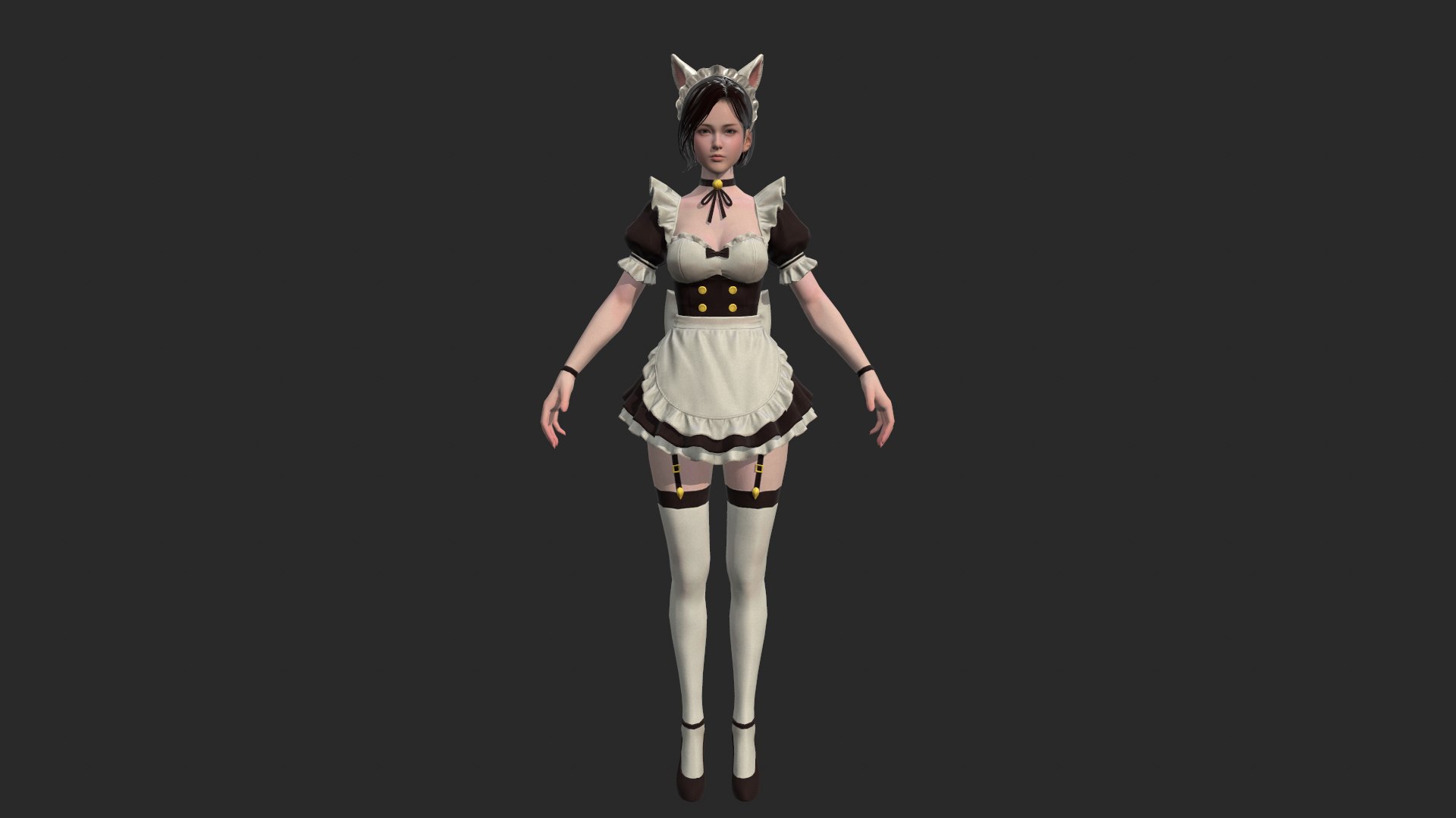 Maid 3D Model - TurboSquid 2147815