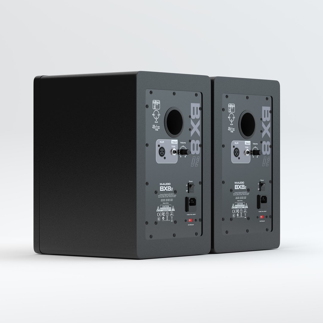 M-audio M Bx8 3d Model