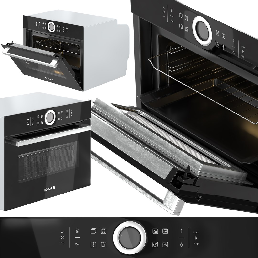 Bosch Collection Serie 8 Kitchen Appliances 3D Model - TurboSquid 1871079