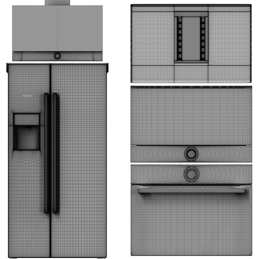 Bosch Collection Serie 8 Kitchen Appliances 3D Model - TurboSquid 1871079