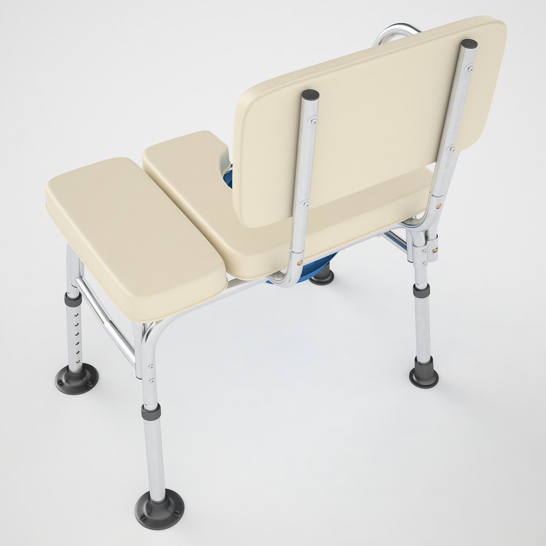 3D Bedside Commode Chair - TurboSquid 1389313