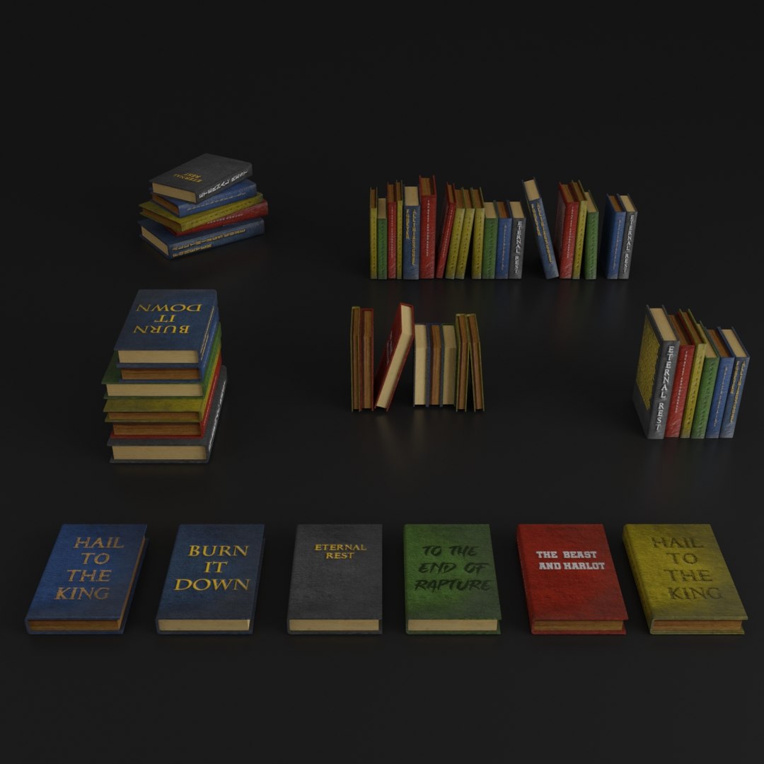 3D Model Books - TurboSquid 1479801