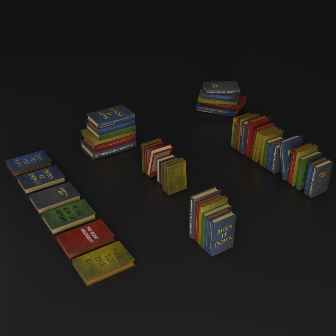 3D Model Books - TurboSquid 1479801